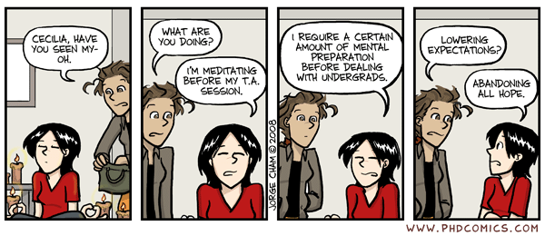 PHD Comics Mental Preparation